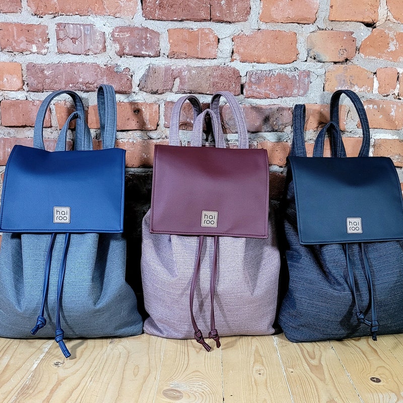 Recycled Backpack - Etsy