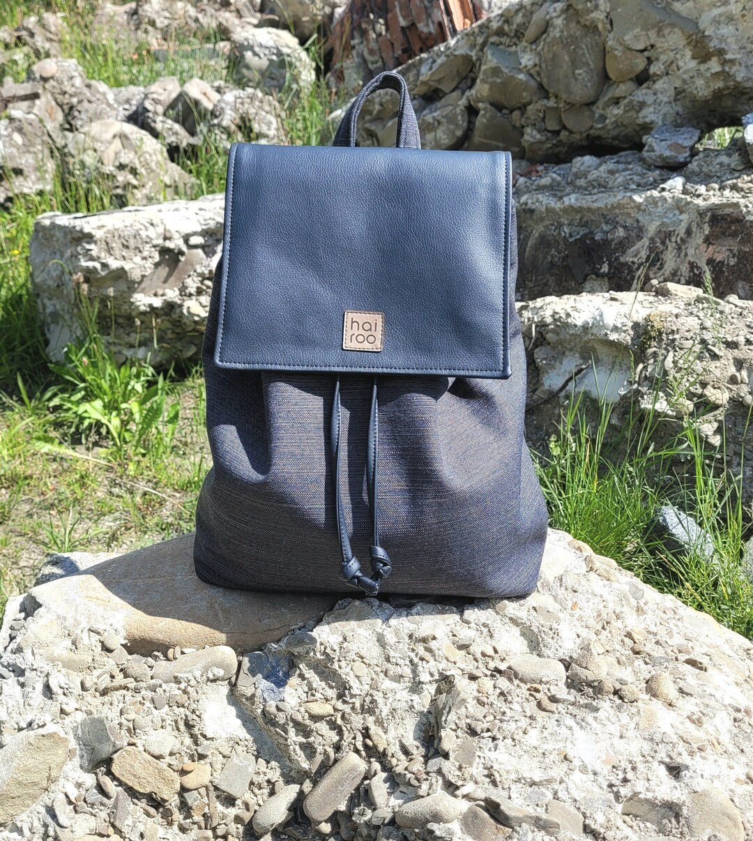 Graphite City Backpack, Everyday Rucksack, Vegan Backpack, Recycled ...