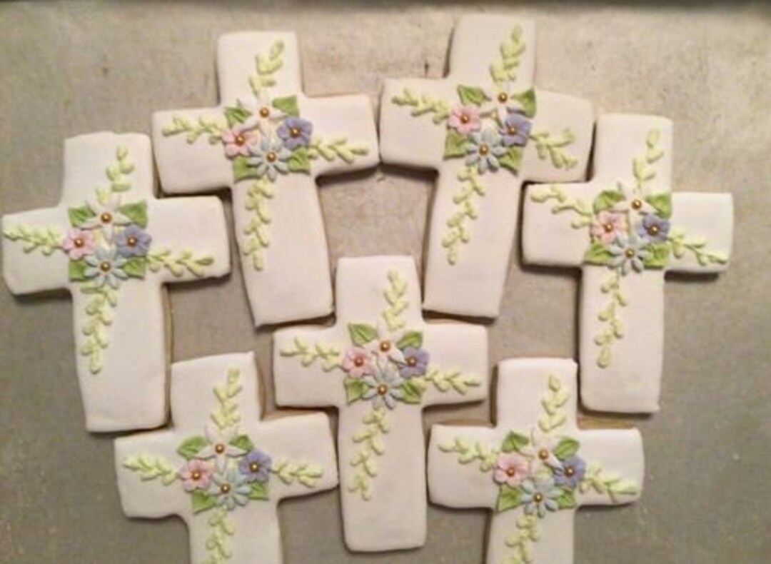 Cross Cookies - Etsy