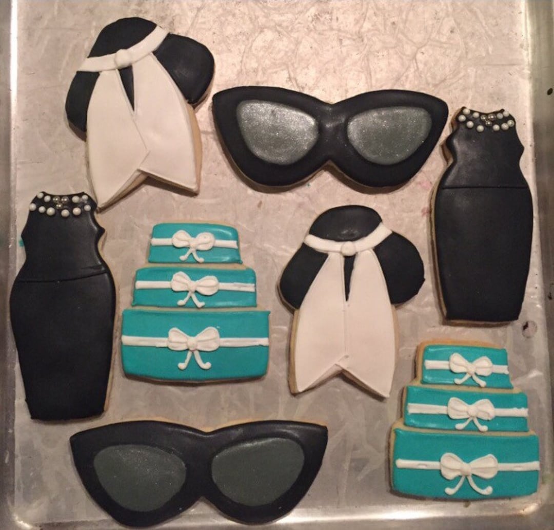Breakfast at Tiffany's Theme Cookies - Etsy