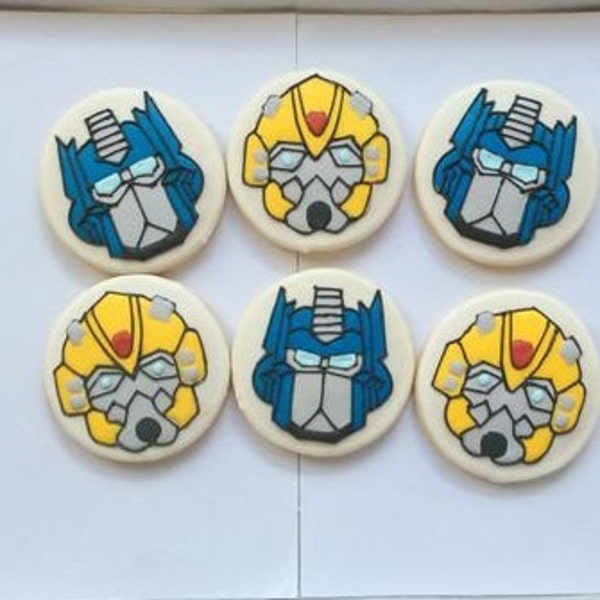 Transformers Cookies - Etsy