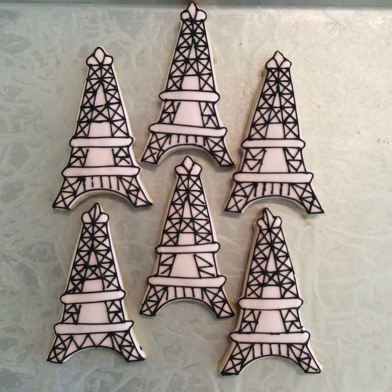 Eiffel Tower Cookie - Etsy
