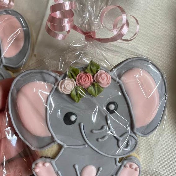 Elephant Cookies - Etsy