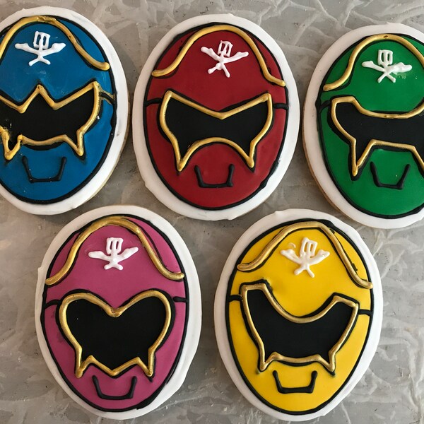 Power Ranger Cookie - Etsy