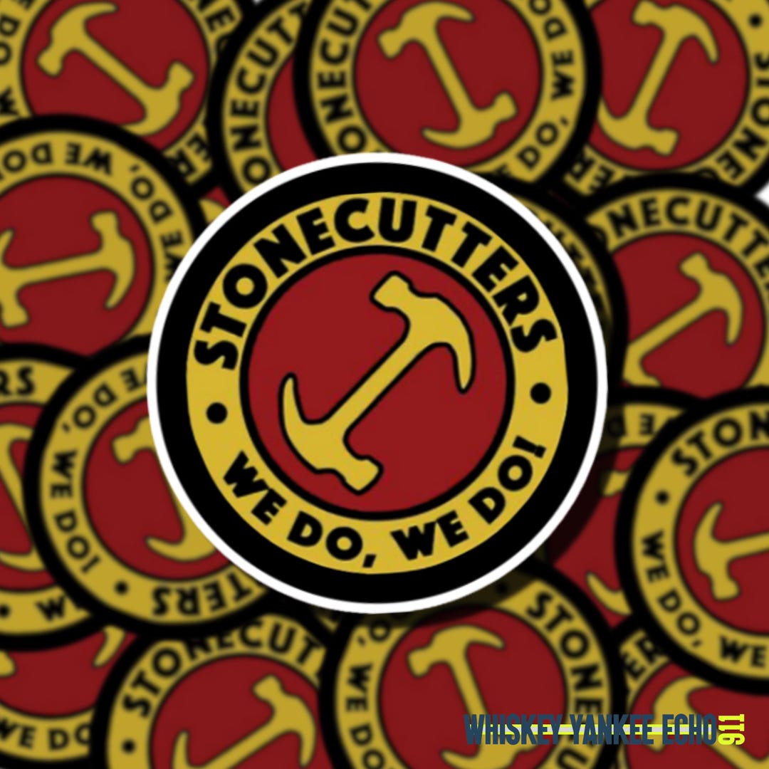 Stonecutters Logo | Simpsons Stickers | the Simpsons | Retro 90s ...