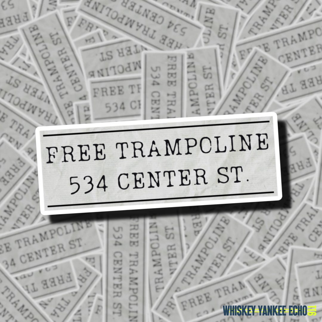 Free Trampoline | Simpsons Stickers | Homer Simpson | Retro 90s | 80s ...
