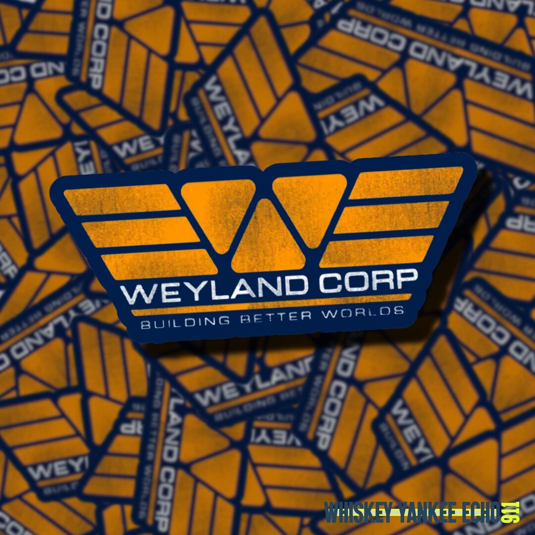 Weyland Corp. Logo Sticker | Alien Movies | Weyland Corporation | Movie ...