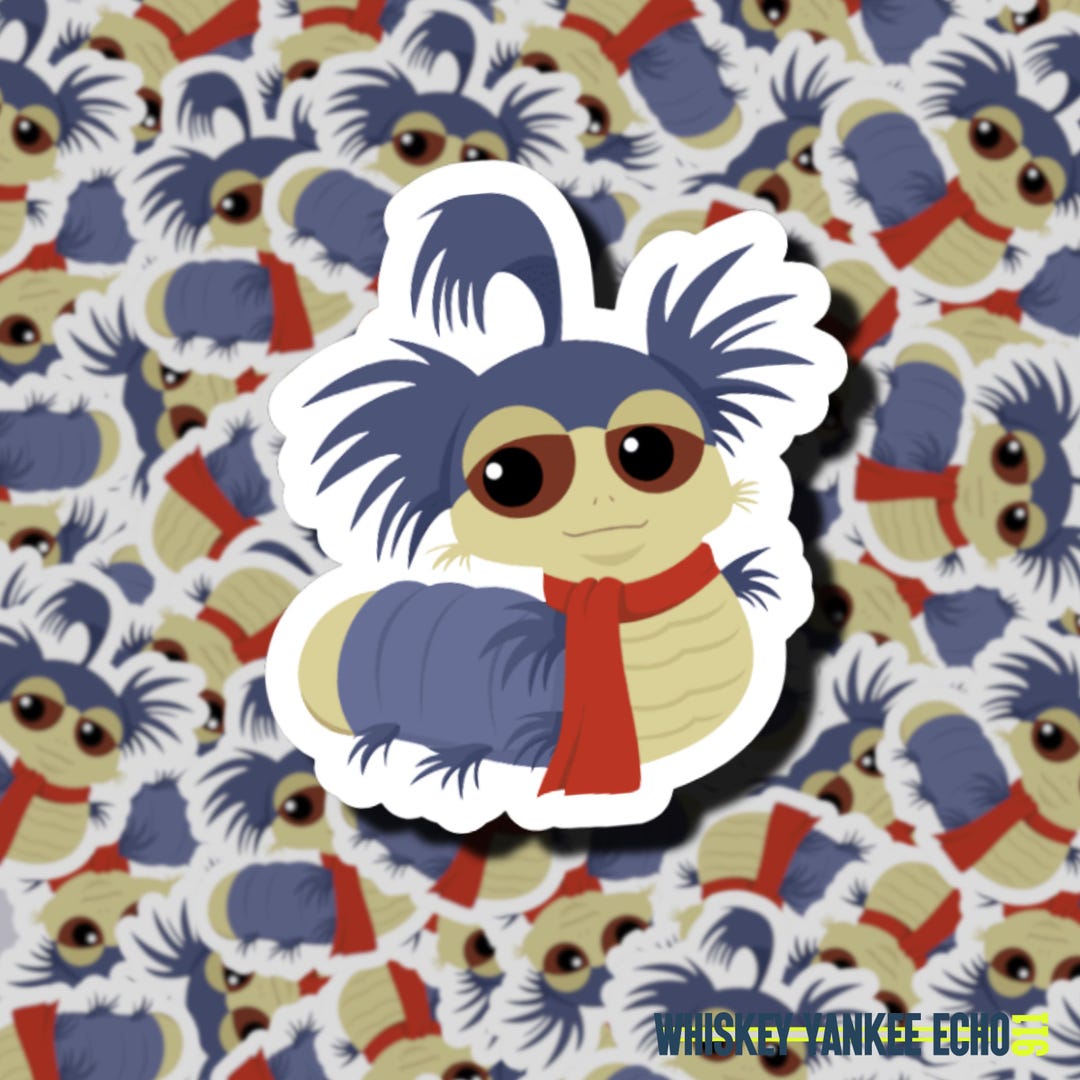 Ello Worm | Labyrinth Sticker | David Bowie Movies | Retro 80s Movies ...