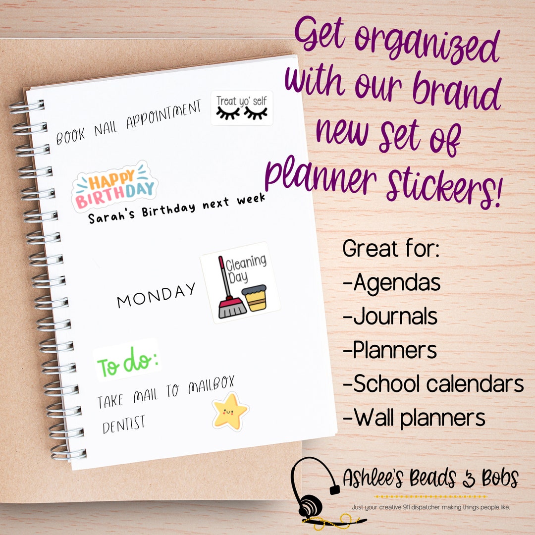 200 Cute and Practical Stickers for Planners, Agenda, Calendars huge ...