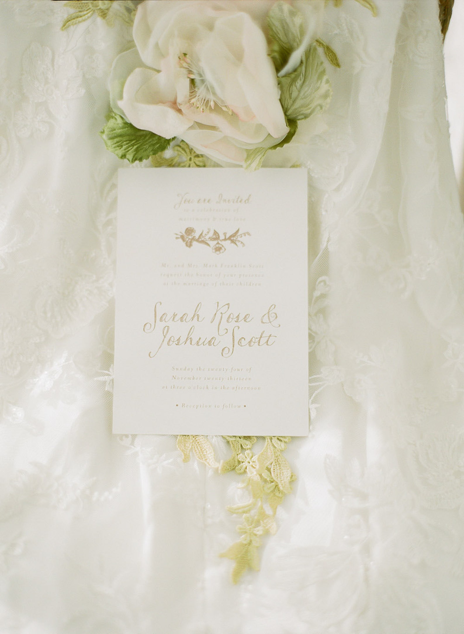 Romantic Poetry Inspired Wedding Invitations - Featured on Style Me ...