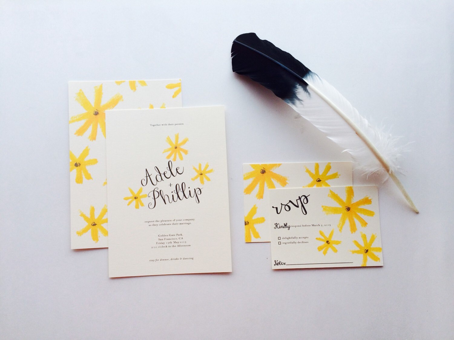 Flower Child Wedding Invitations - Etsy