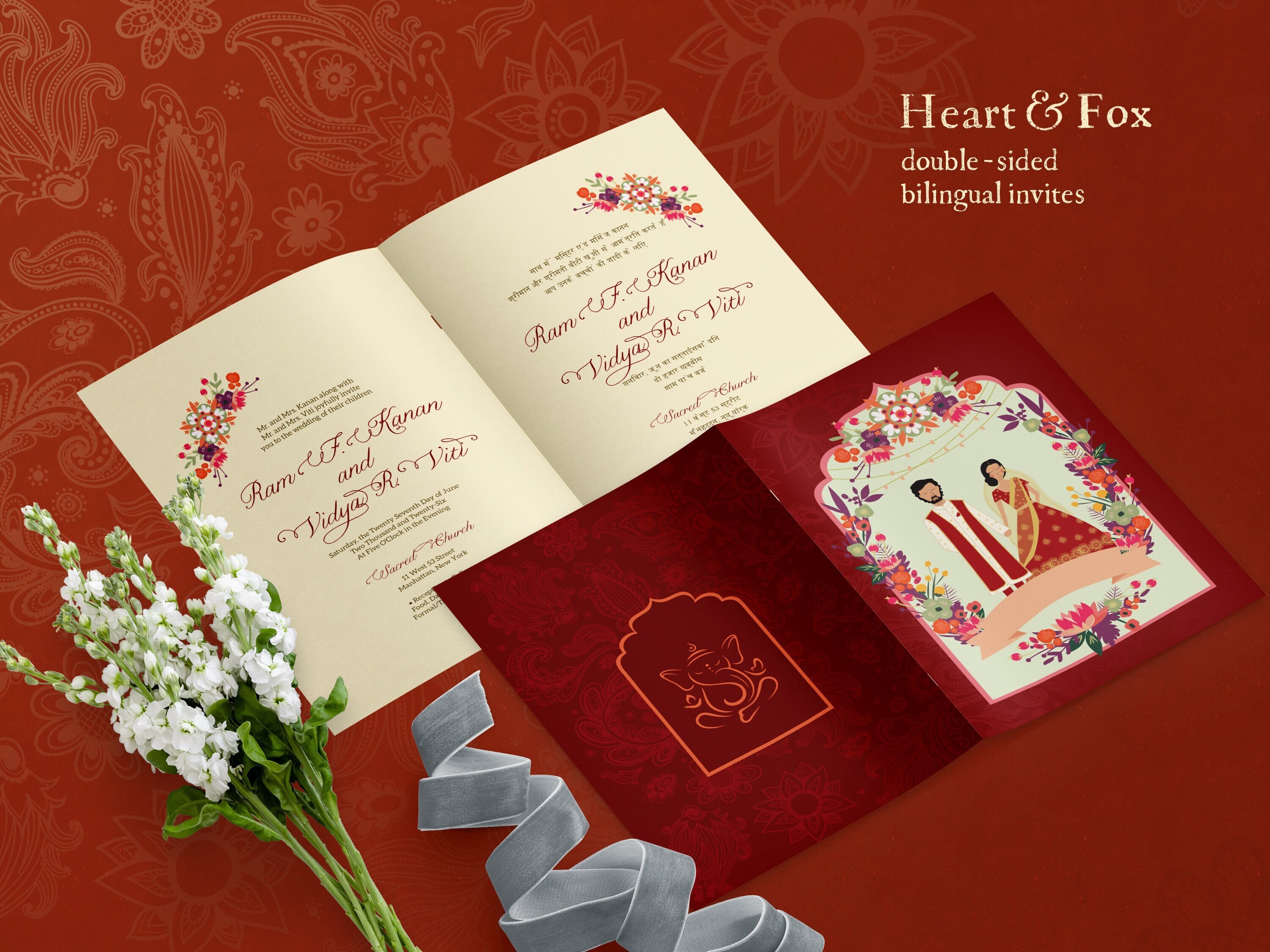 Indian Palace Bilingual Wedding // Shaadi Hindu Sikh Wedding ...