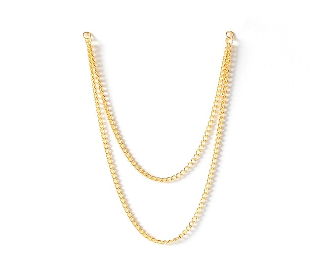Double Collar Chain - Showoff Your Own Pins - Etsy