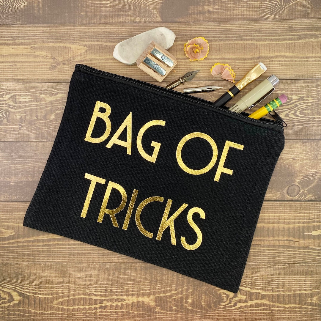 Bag of Tricks Pouch Gold - Etsy