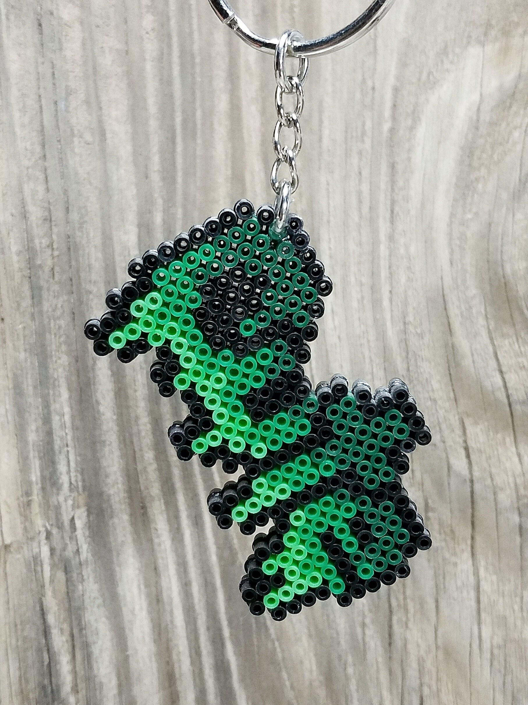 Melting Dripping Cute Fuse Bead Keychain Pastel Goth Keyring - Etsy