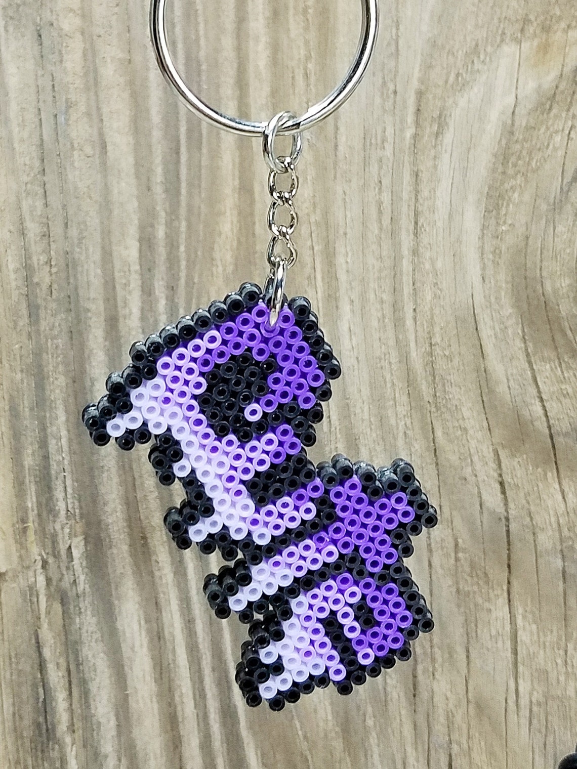 Melting Dripping Cute Fuse Bead Keychain Pastel Goth Keyring - Etsy