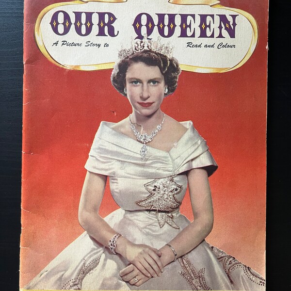 Queen Elizabeth Ii Book Vintage - Etsy