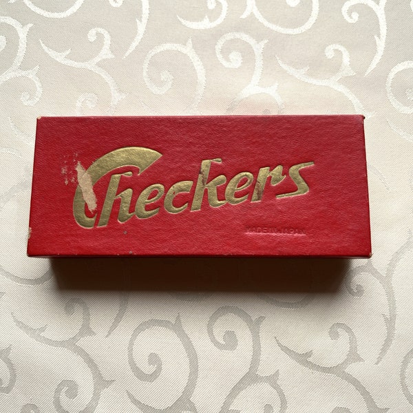 Red Checkers - Etsy