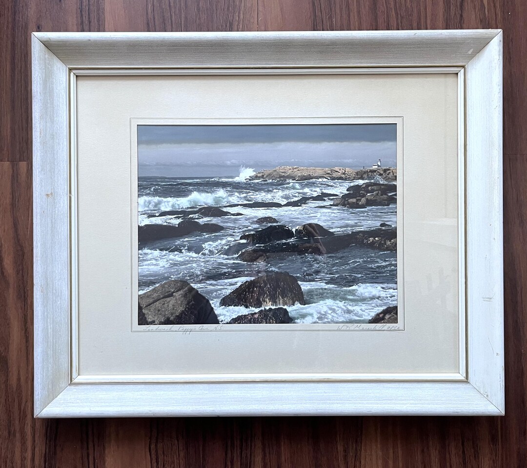 Vintage Wallace Macaskill Photograph of Peggy's Cove, Nova Scotia Hand ...