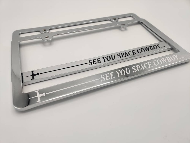 Swordfish See You Space Cowboy License Plate Frame please - Etsy