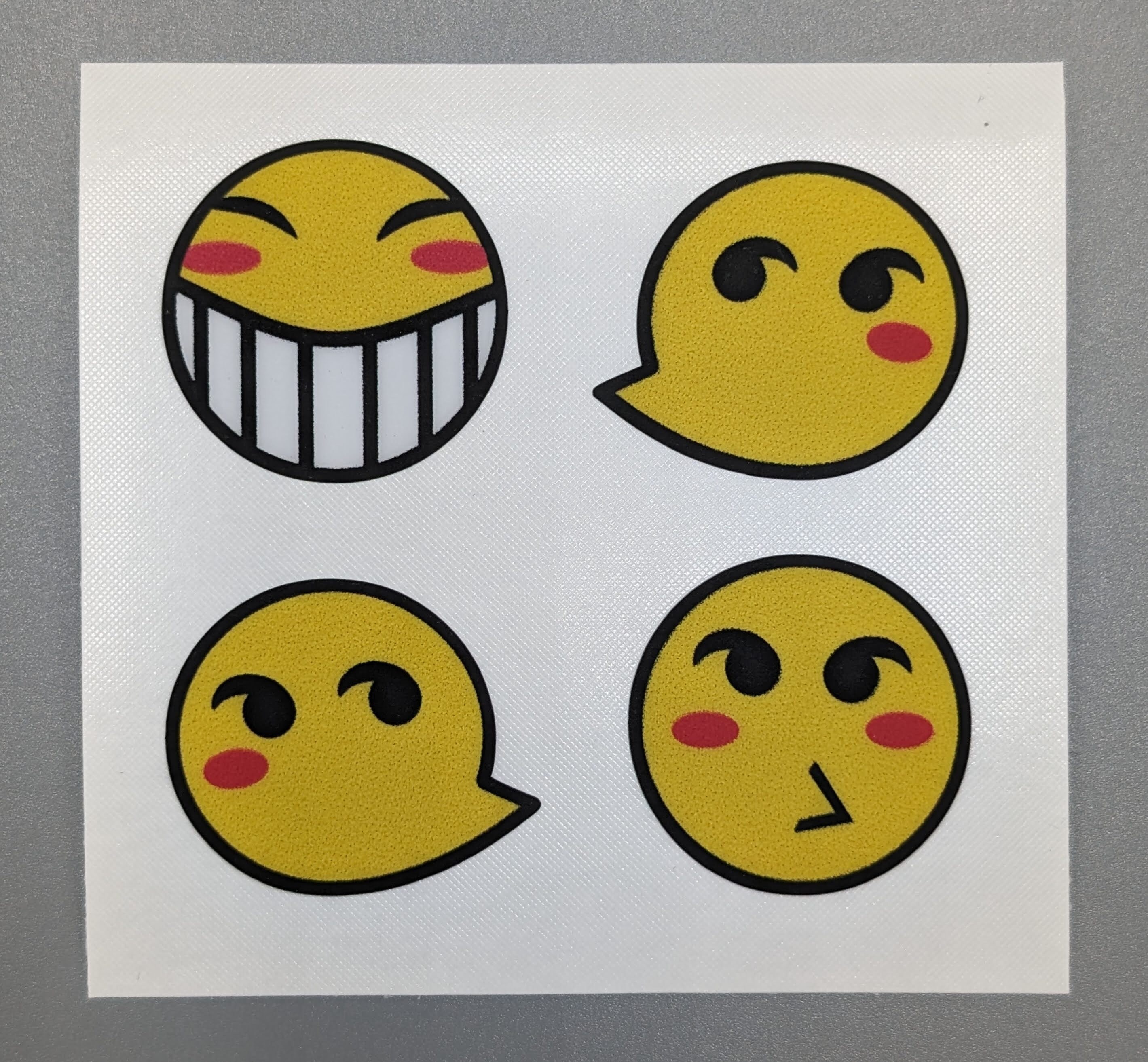 Radical Edward Hacker Smiley Stickers - Complete Set of 4 Designs! - Etsy