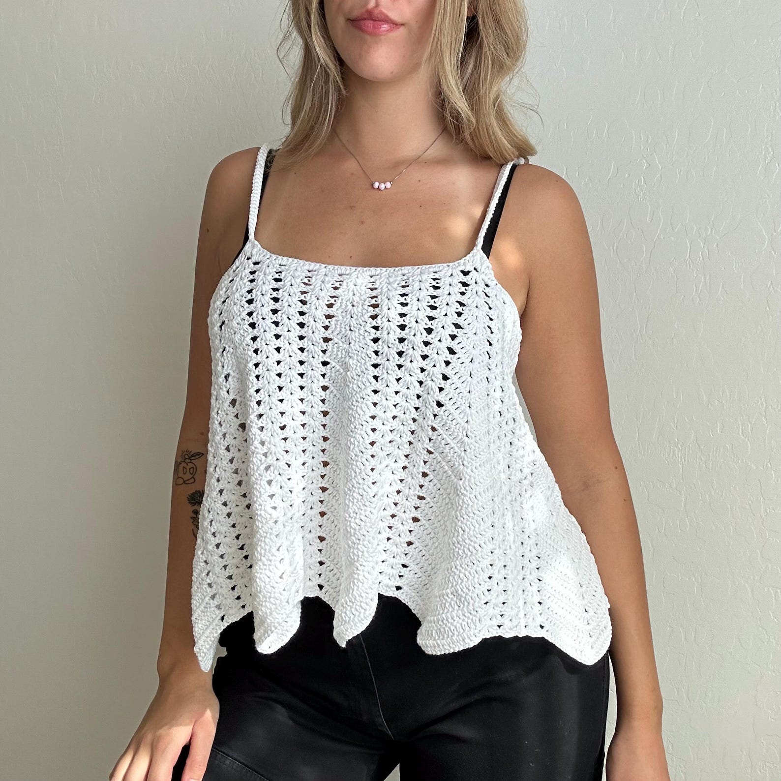 CROCHET PATTERN Ventura Lacy BOHO Swing Tank Top/coverup Sizes Xs-5x ...