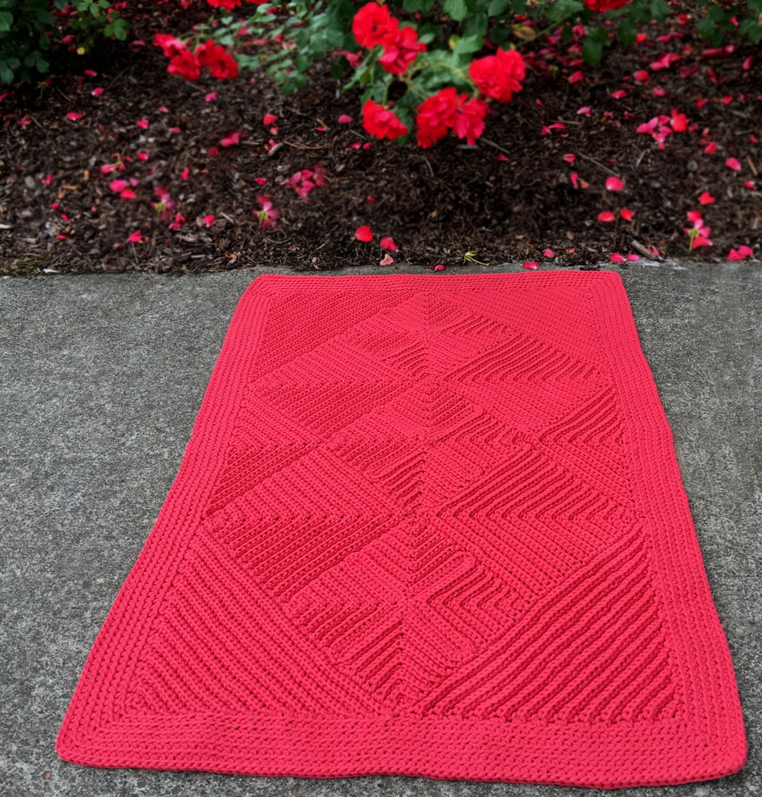 CROCHET PATTERN Astoria Textured Rug Instant Download PDF - Etsy