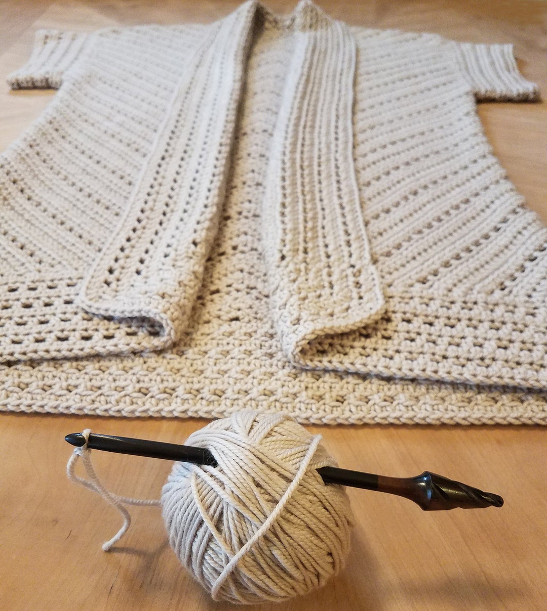 RAYNA Cardigan Sweater Crochet Pattern PDF Instant Download - Etsy