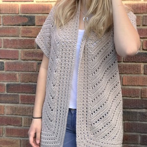 RAYNA Cardigan Sweater Crochet Pattern PDF Instant Download - Etsy