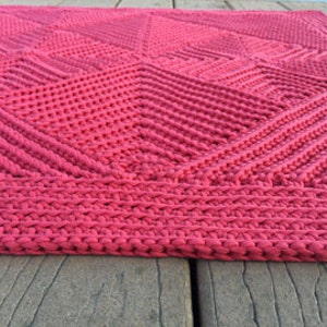 CROCHET PATTERN Astoria Textured Rug Instant Download PDF - Etsy