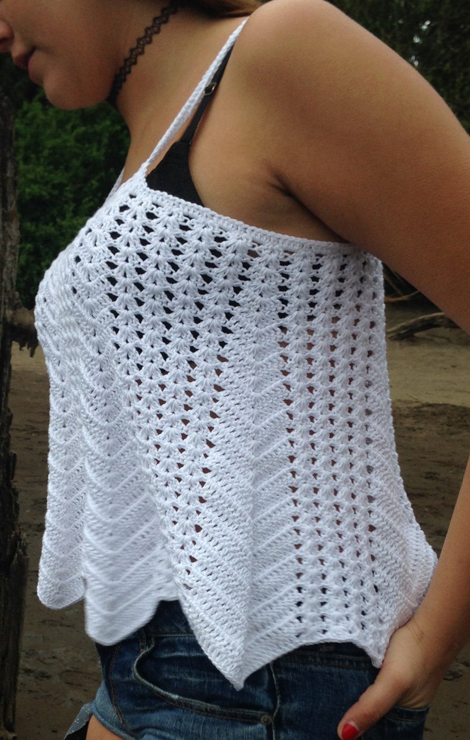 CROCHET PATTERN Ventura Lacy BOHO Swing Tank Top/coverup Sizes - Etsy UK