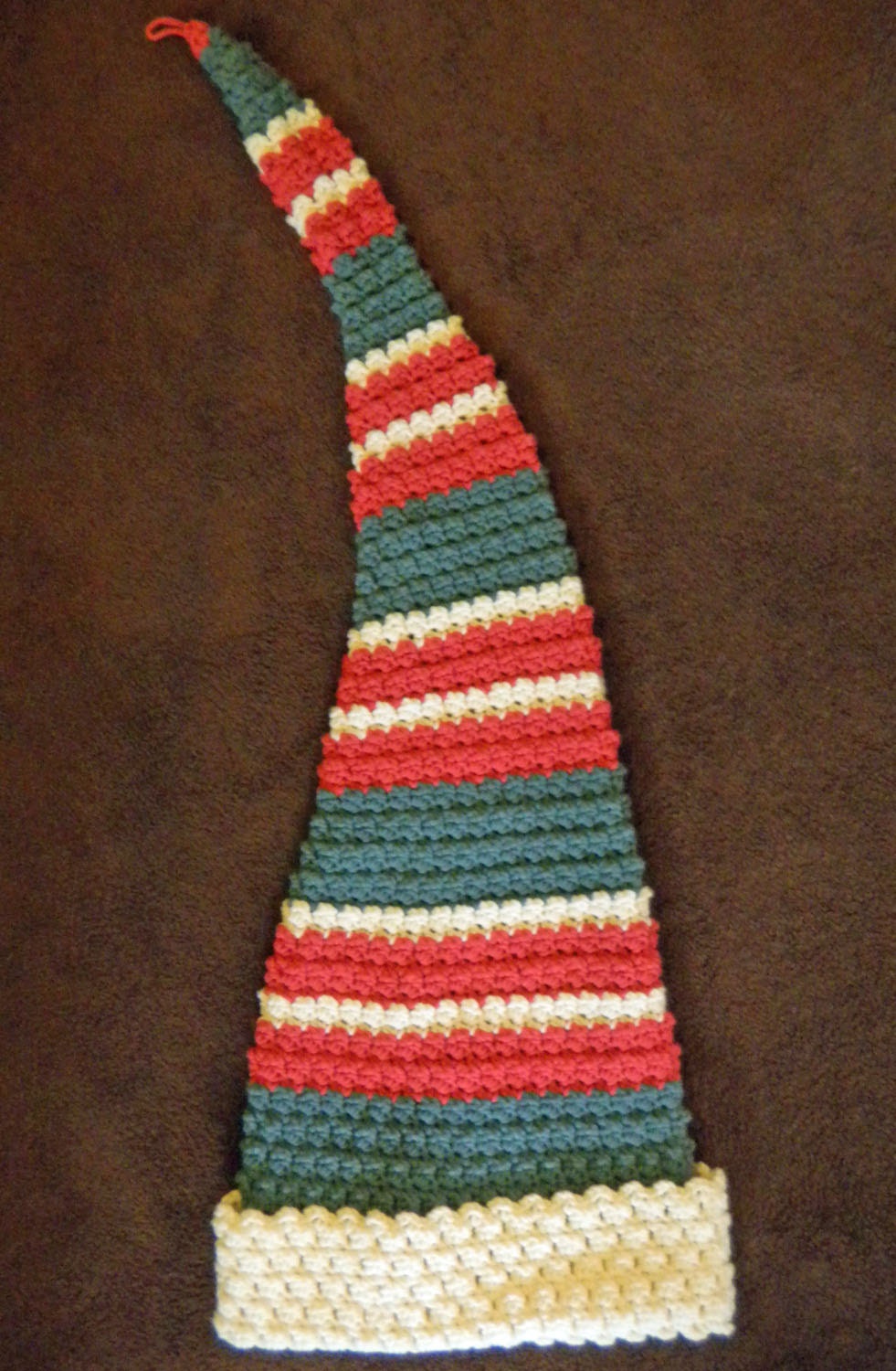 CROCHET PATTERN Adult Textured Christmas Stocking Cap/hat Instant ...