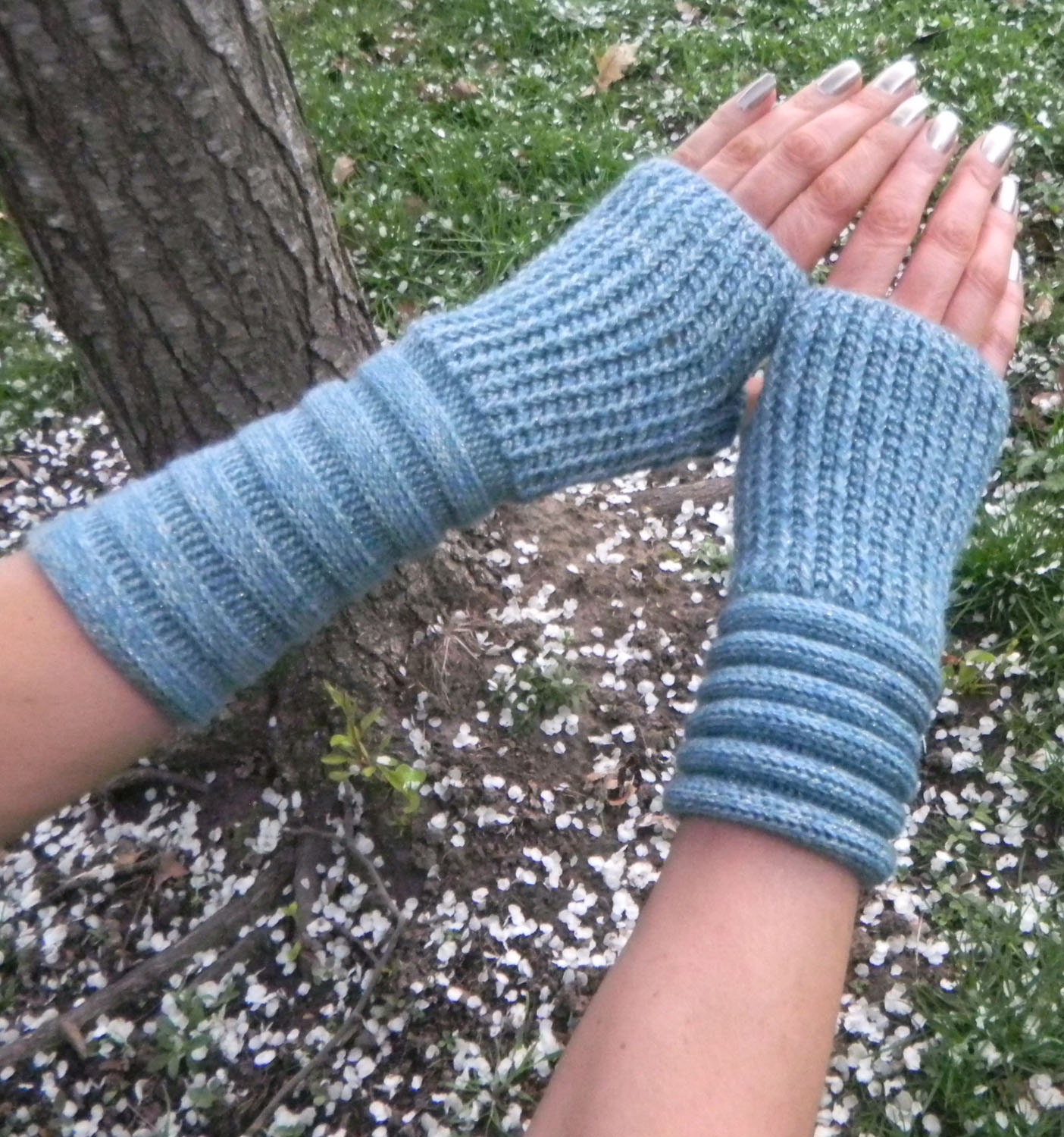 CROCHET PATTERN Bracelet Cuff Fingerless Gloves Instant | Etsy