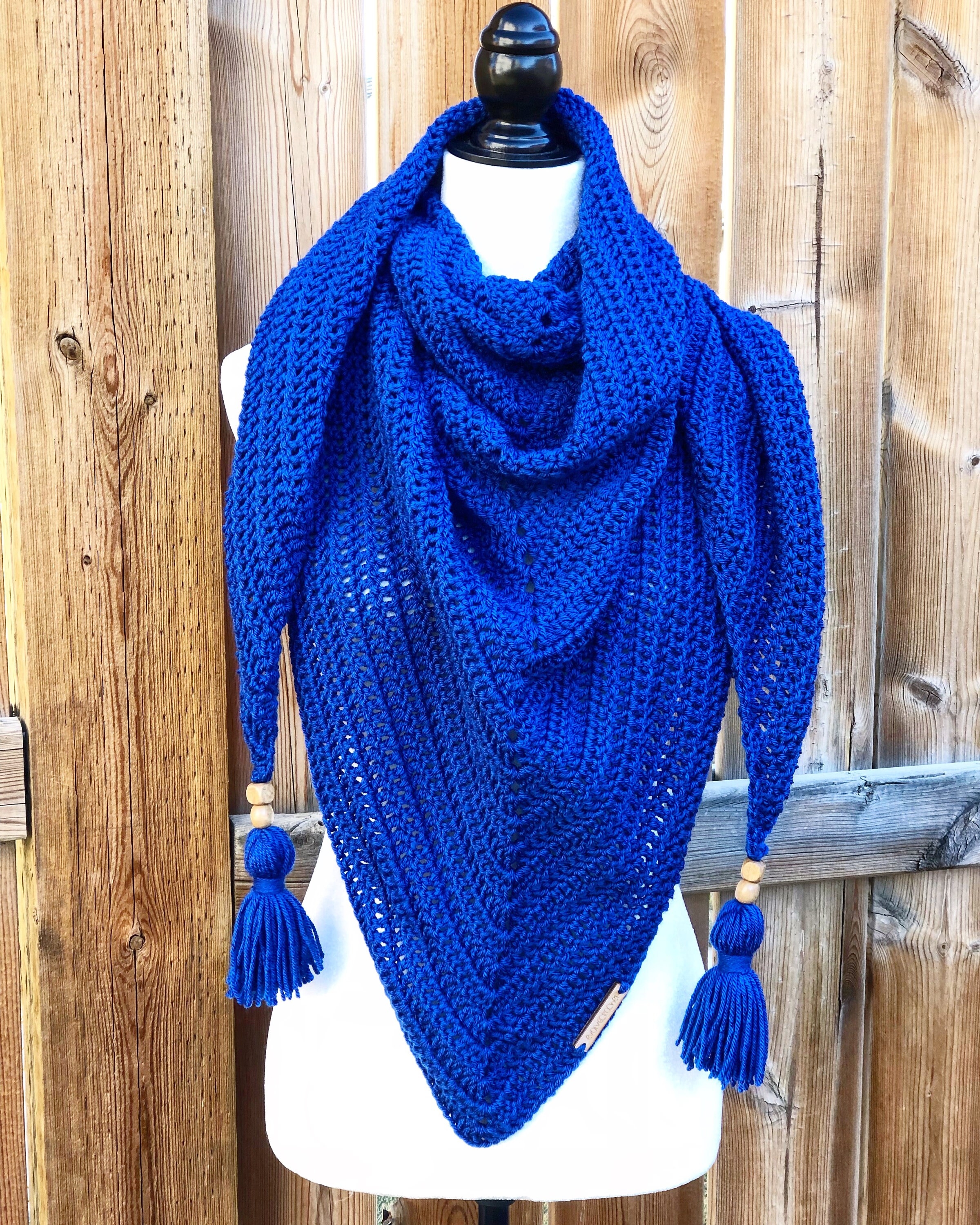 Crochet Pattern // the Hassle Free Tassel Scarf | Etsy