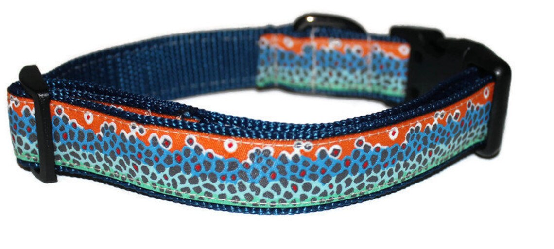 Trout Fish Dog Collar - Etsy