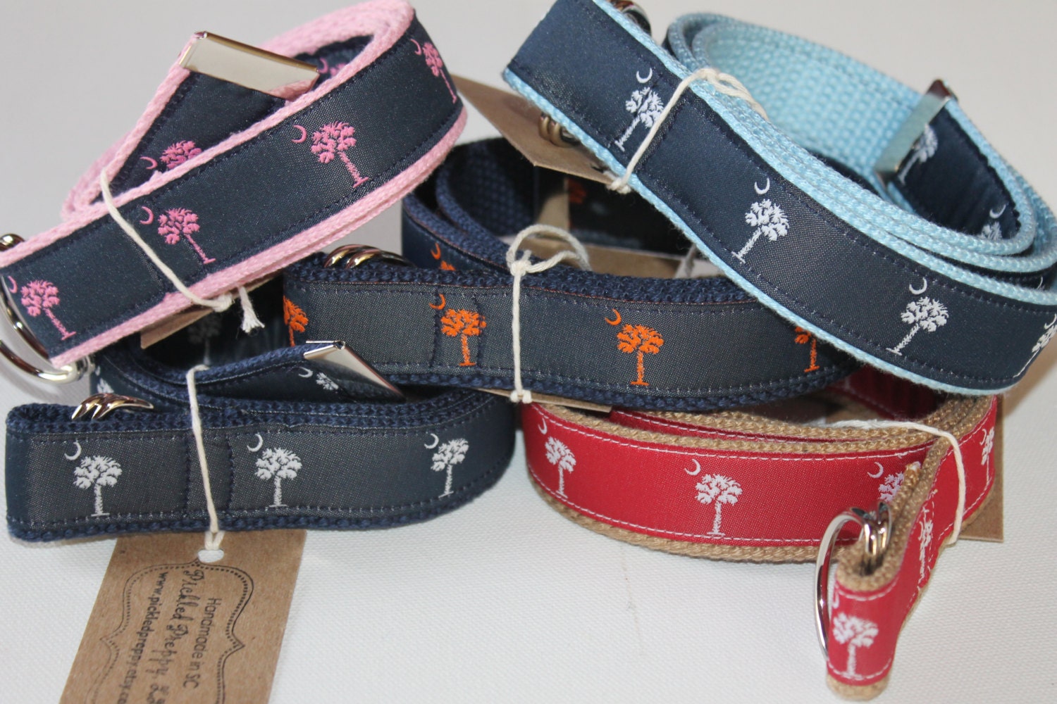 SC Palmetto Tree Belt Adjustable D-ring for Children | Etsy