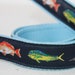Nautical Fish Belt, Kids and Adult Size Adjustable D-ring Belt - Etsy