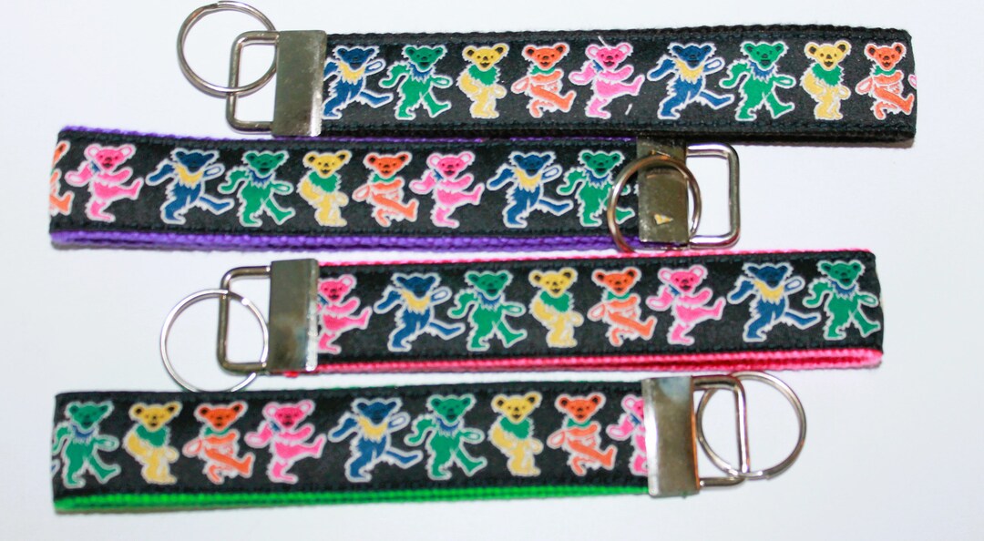 Dancing Bears - Cotton Key Chains - Hippie Gifts, Band Key Chain - Etsy