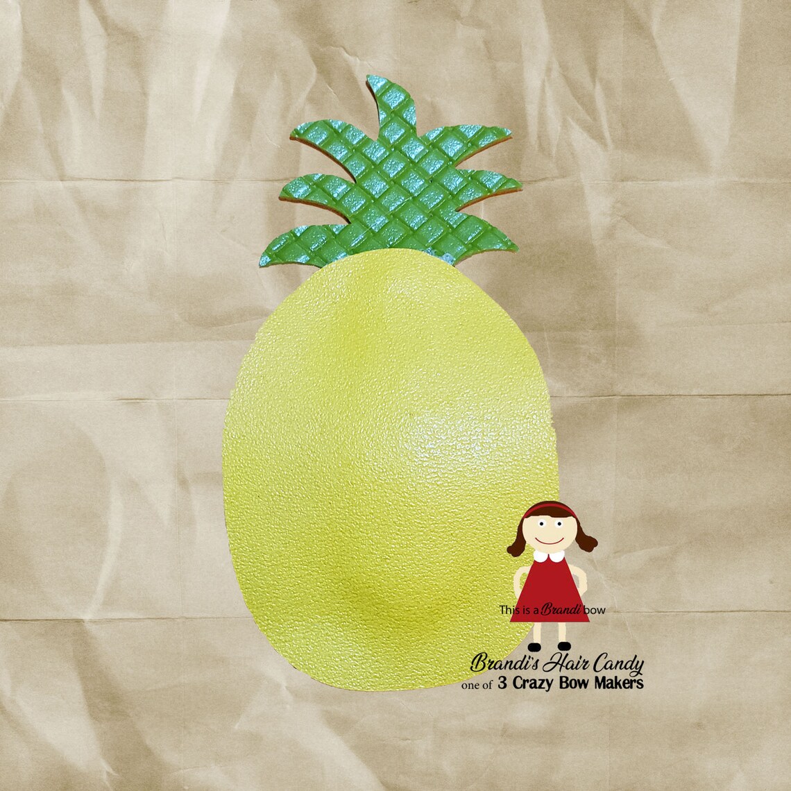 Pineapple Snap Clip Template SVG and Printable PDF | Etsy