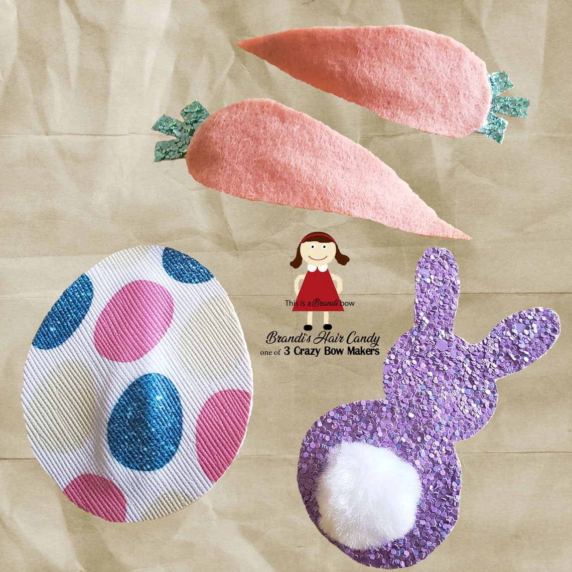Easter Snap Clip Template Set SVG and Printable PDF - Etsy