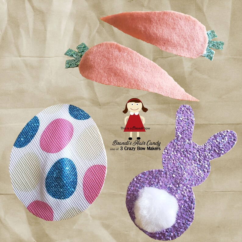Easter Snap Clip Template Set SVG and Printable PDF - Etsy