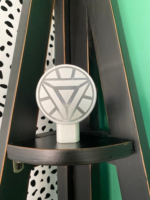 Iron man arc reactor night light blue light | Etsy