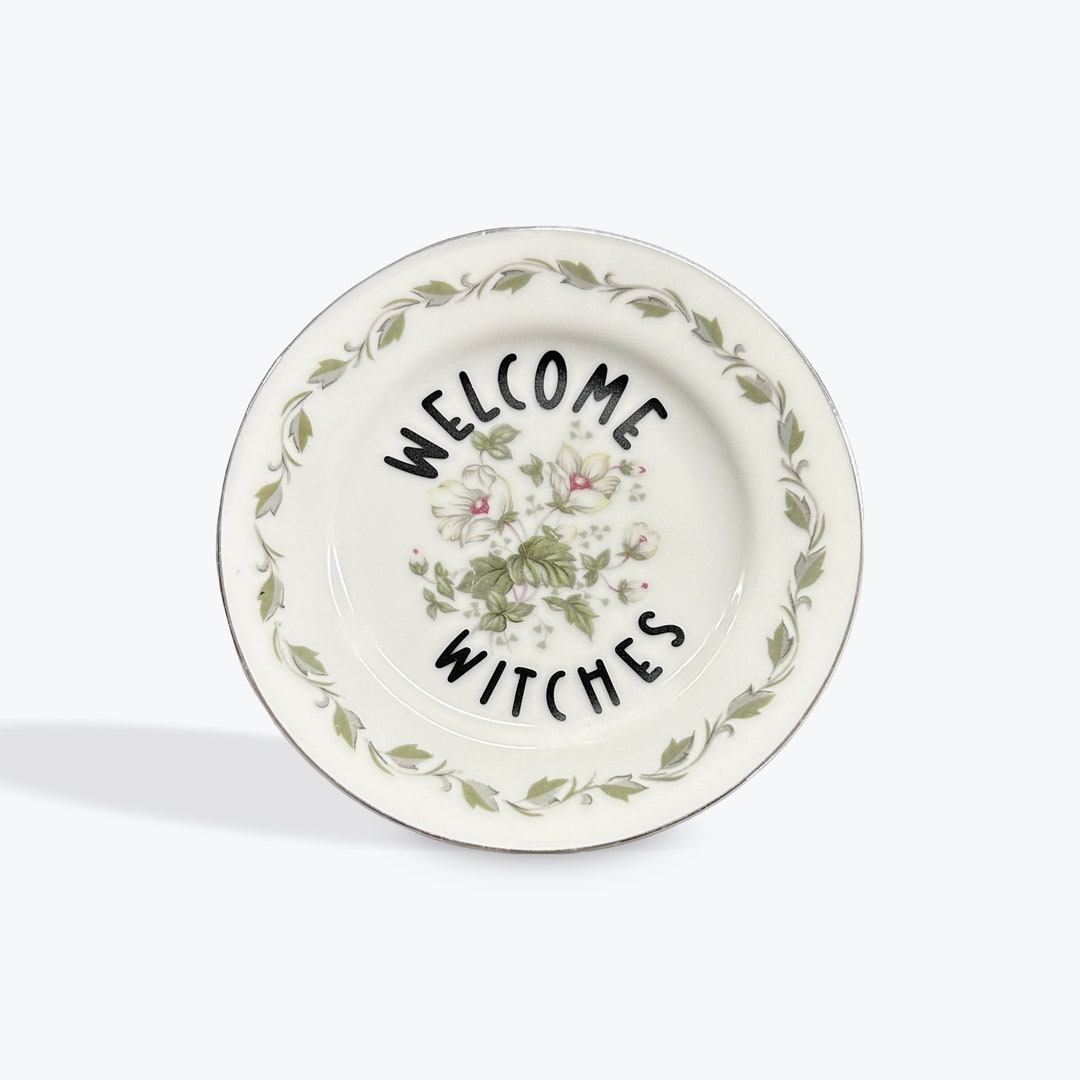 Welcome Witches /swear Plate - Etsy