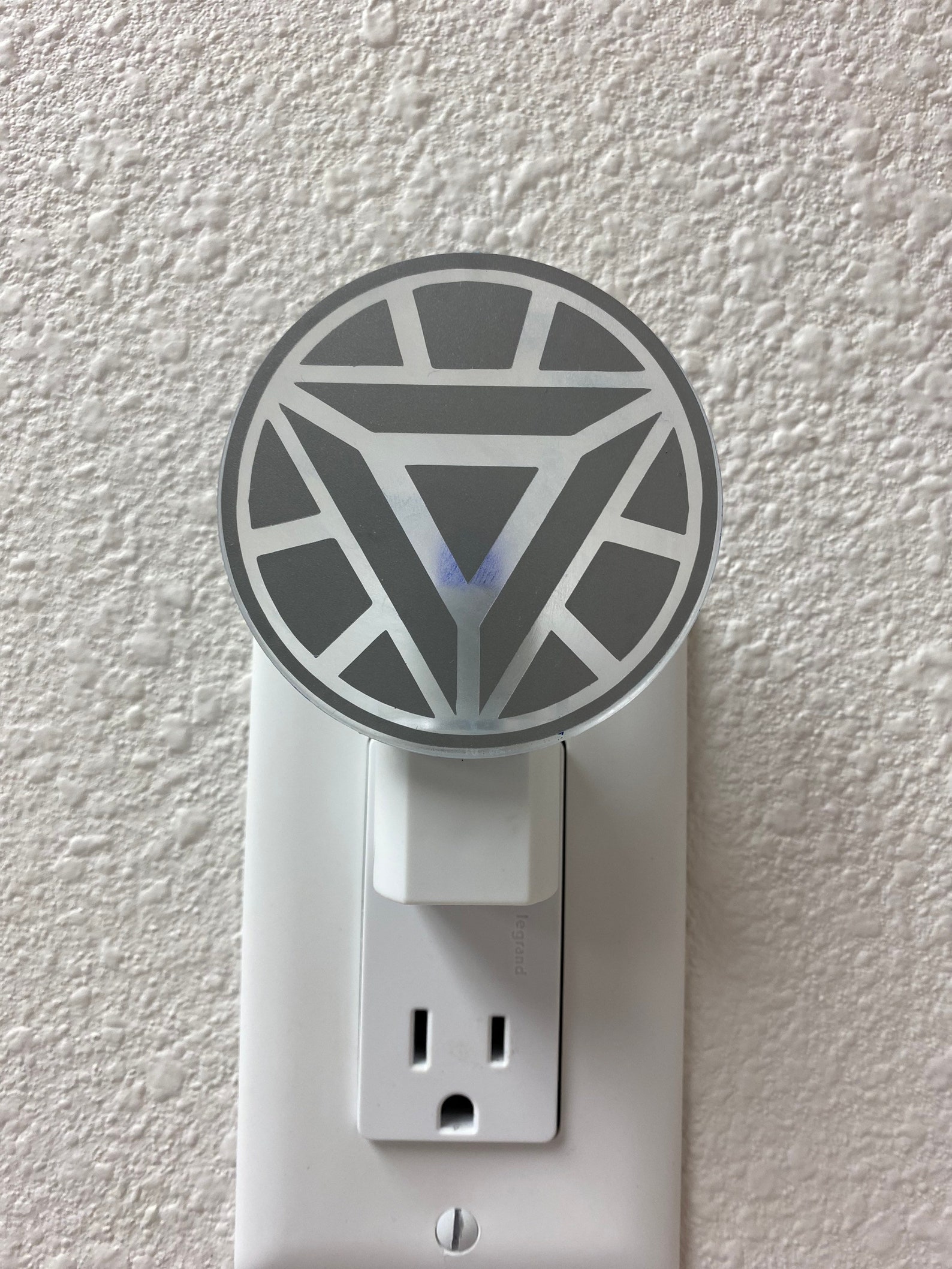 Iron man arc reactor night light blue light | Etsy