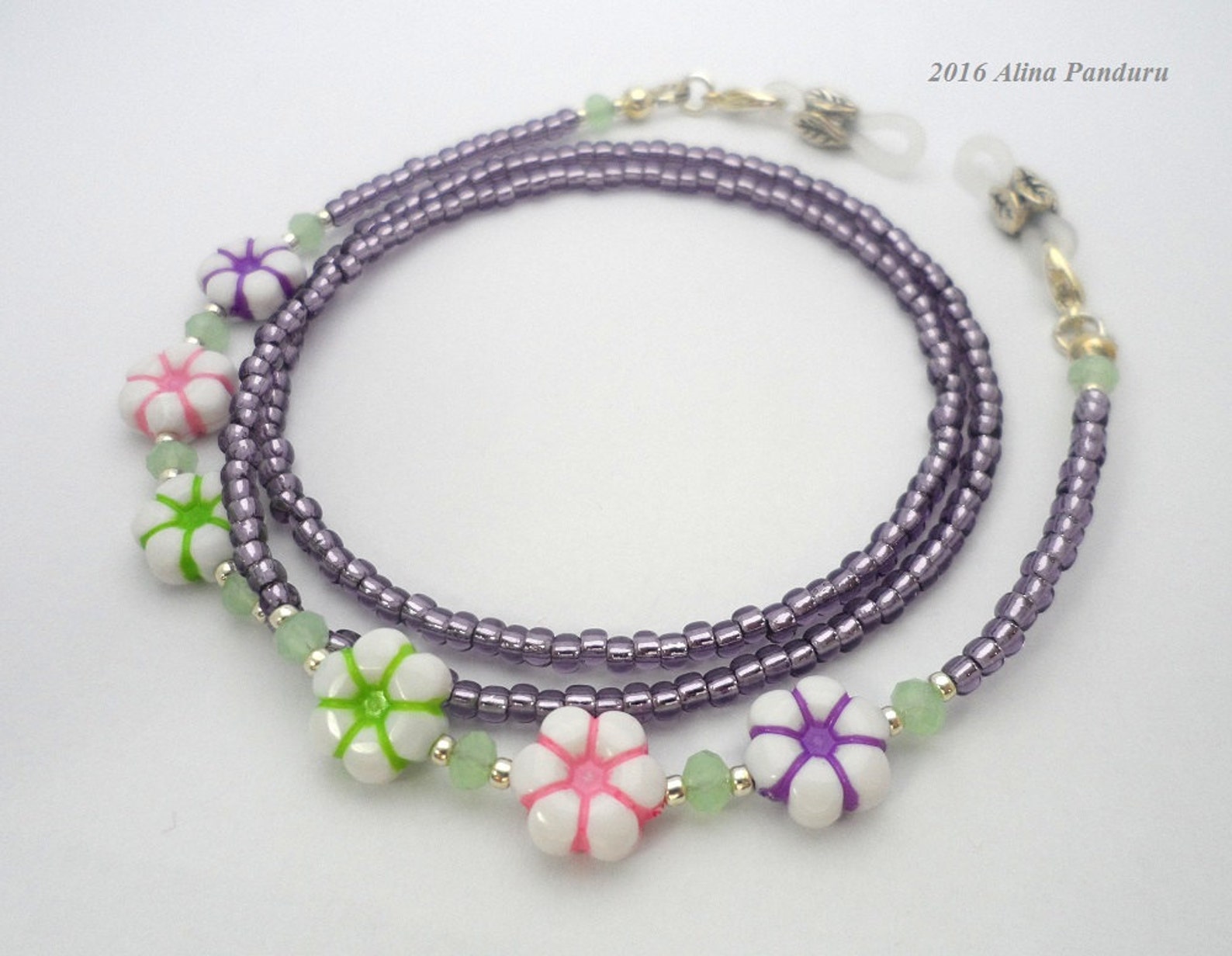 Kids Eyeglass Strap Children Purple Glasses Chain for Kids | Etsy