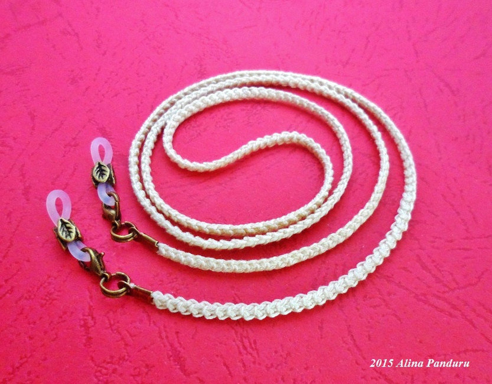 Kids Eyeglass Strap, Cotton Lace Eyeglasses Chain for Children Crochet ...