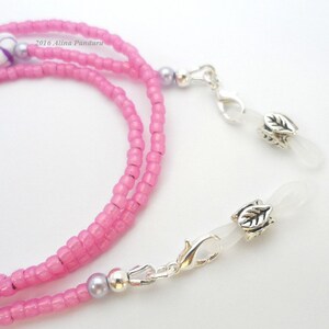 Kids Eyeglass Strap, Children Pink Glasses Chain Kids Eye Glass Lanyard ...