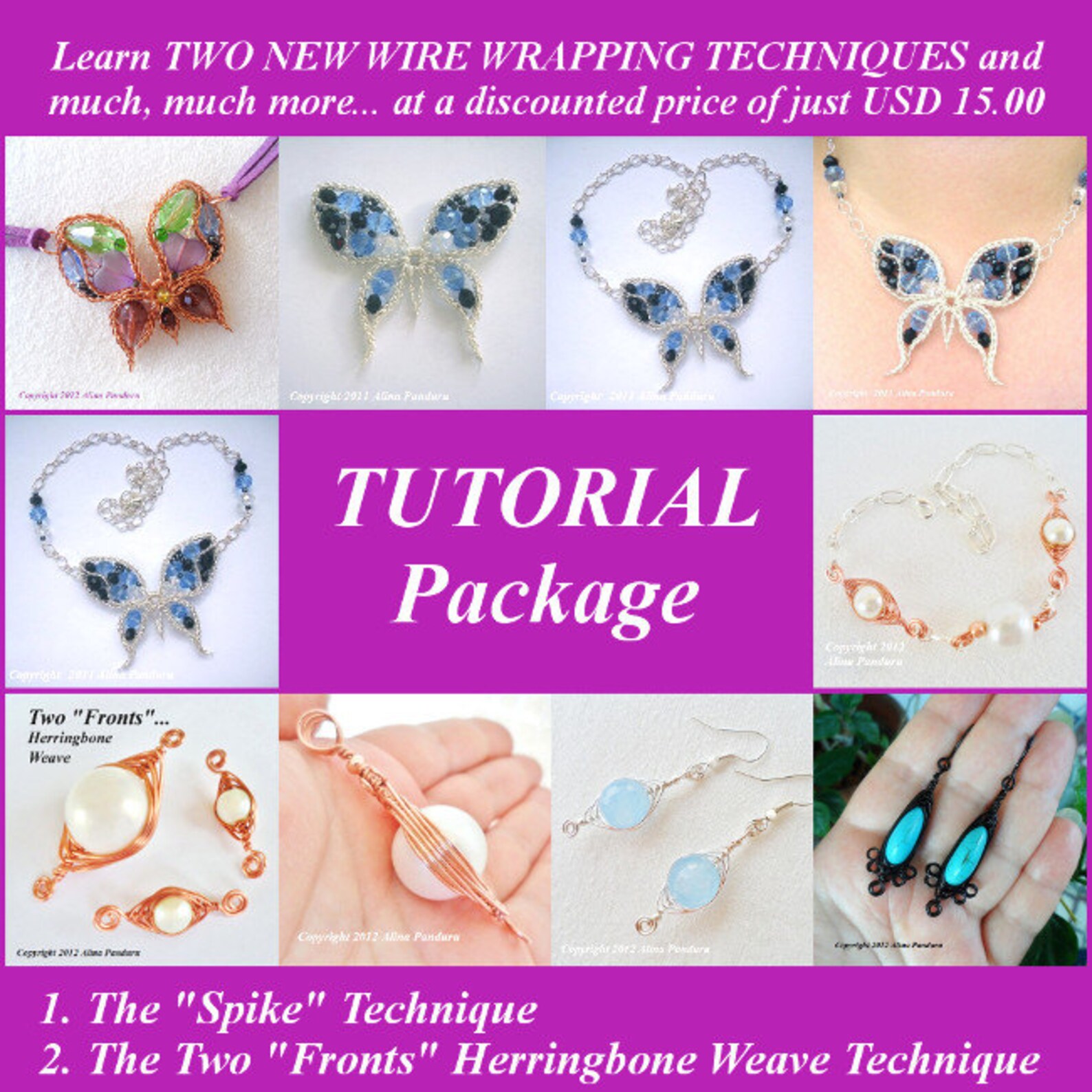 Jewelry TUTORIAL Pack: Learn TWO New Techniques Handmade Jewelry ...