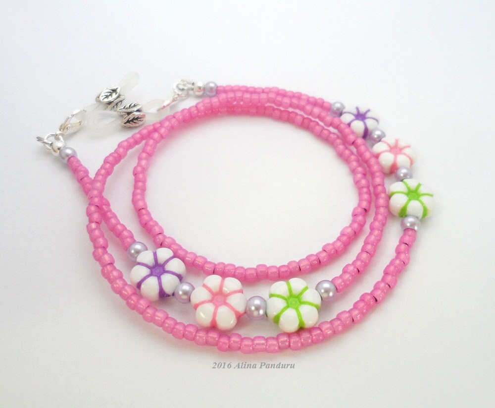 Kids Eyeglass Strap Children Pink Glasses Chain Kids Eye - Etsy
