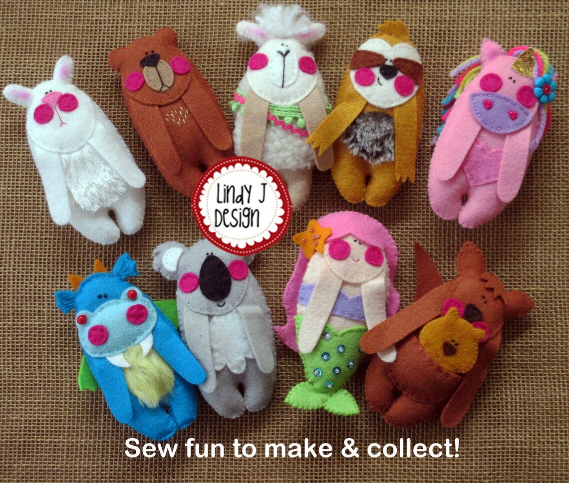 DRAGON in a MATCHBOX Felt Softie PDF Pattern Matchbox Playset #6 Tooth ...